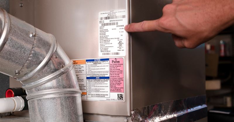 How to figure out the age of your furnace